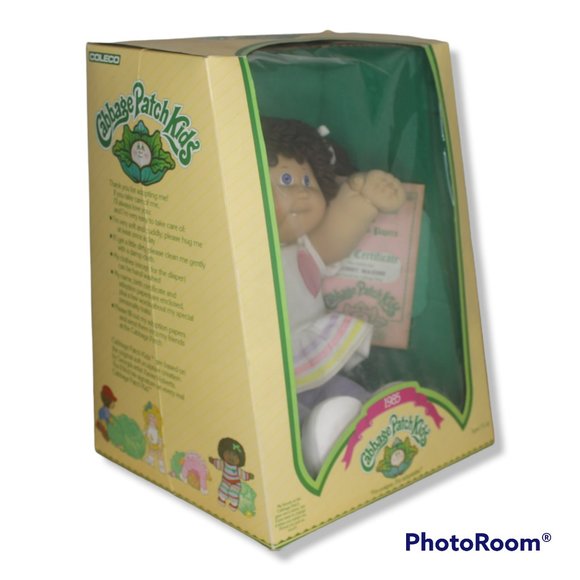 cabb | Toys | Vintage985 Cabbage Patch Doll Ronnie M With Adoption ...